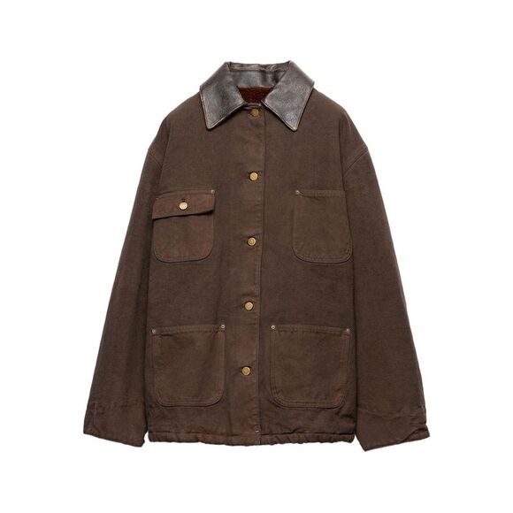 Prada | Jackets & Coats | Prada Brown Jackets Oversized Jackets Women ...